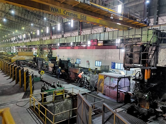 What keeps the world's sixth-largest steel mill running?